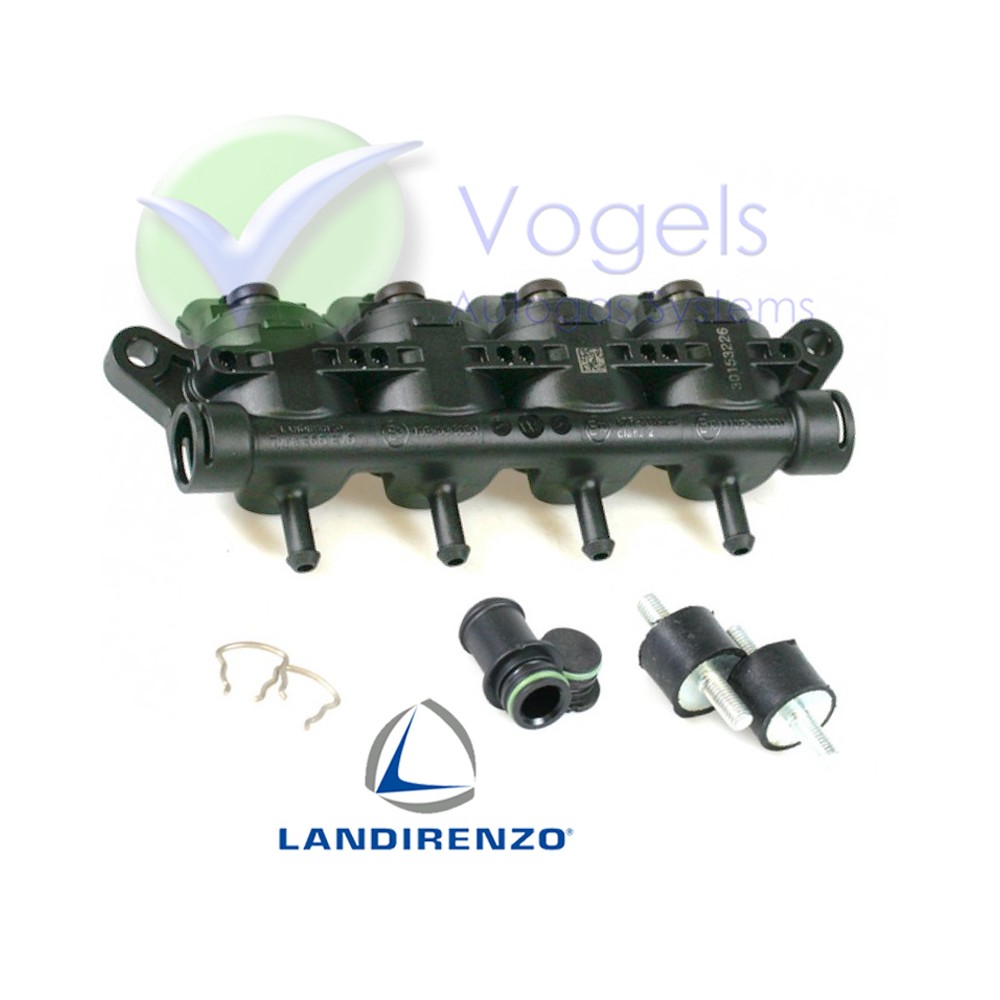 Landi Renzo LPG Injectorrail 4 Cilinder GIRS-12 XXS Bruin