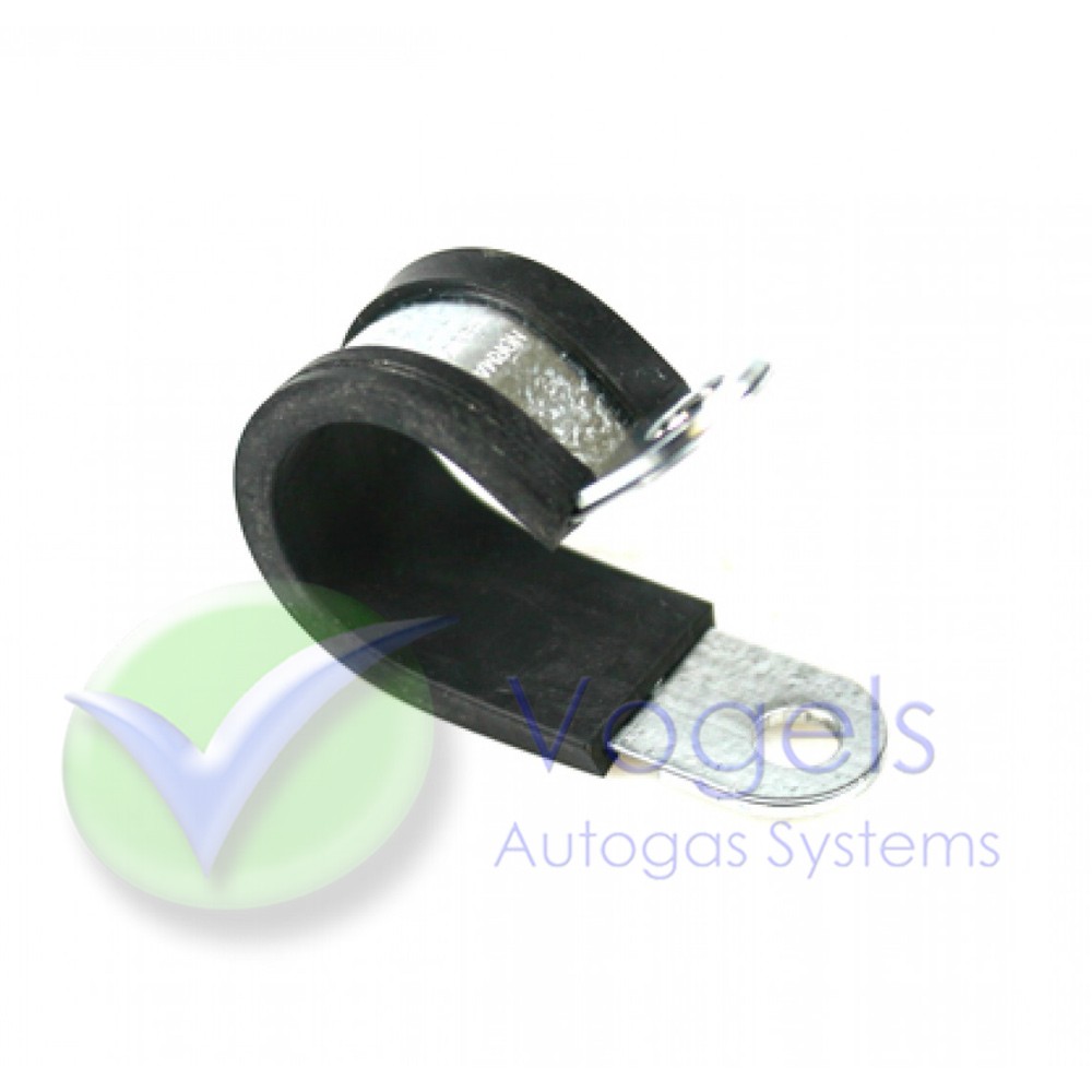 Pipe bracket steel with plastic protective layer for Gas pipe Ø11mm