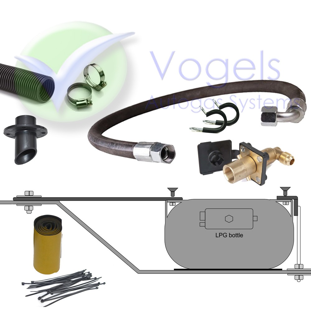Installation Kit for internal fitting 4-Hole LPG Toroidal Tank