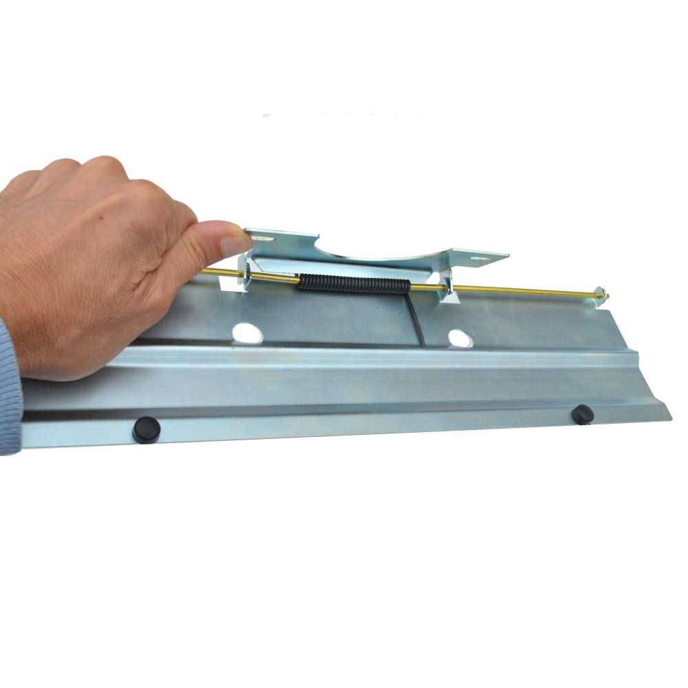 License plate for LPG-filling connection - License plate filler