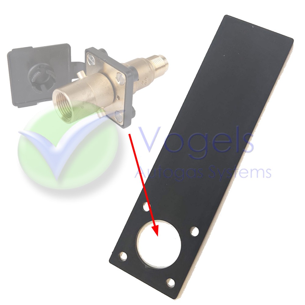 Mounting bracket - Mounting bracket for square LPG filling connection